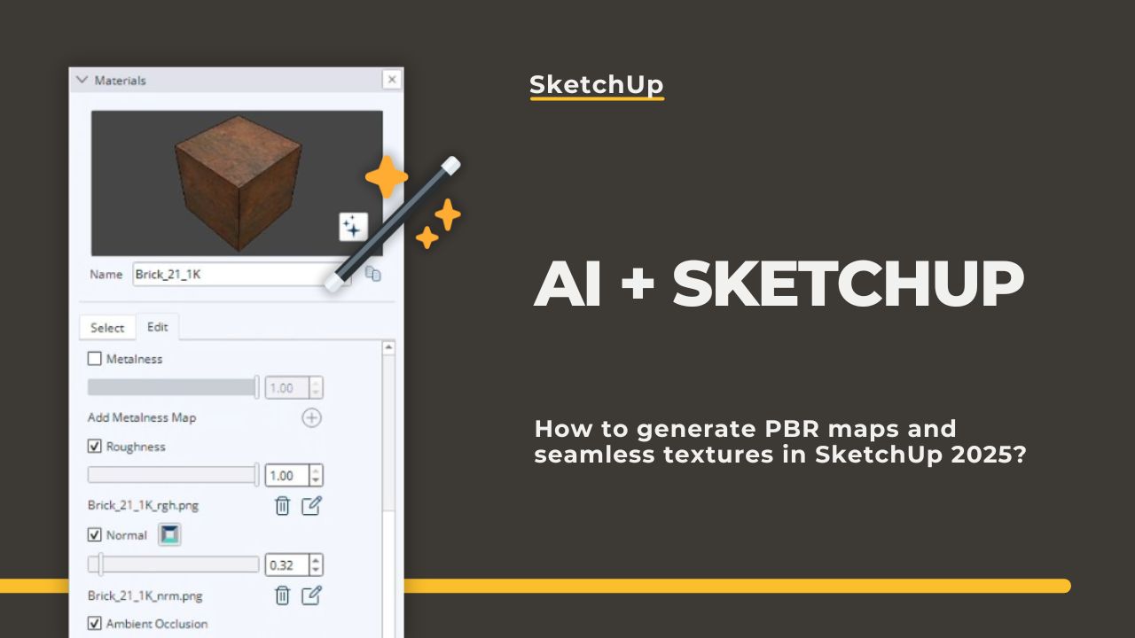 ᐈ Artificial intelligence and SketchUp - generating PBR maps and seamless textures ️ CGwisdom ...