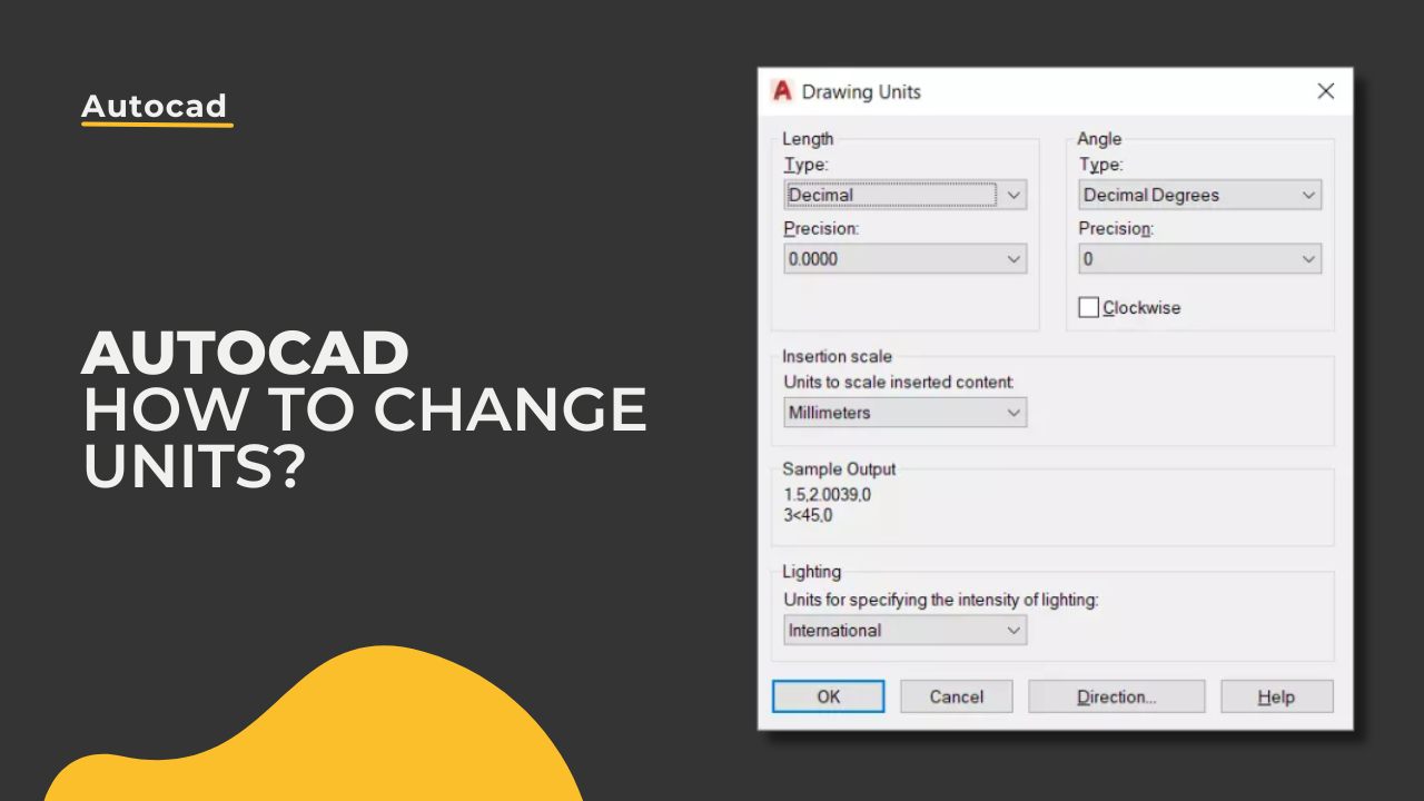ᐈ Autocad - How to Change Units? Tutorial ️ CGwisdom.com blog