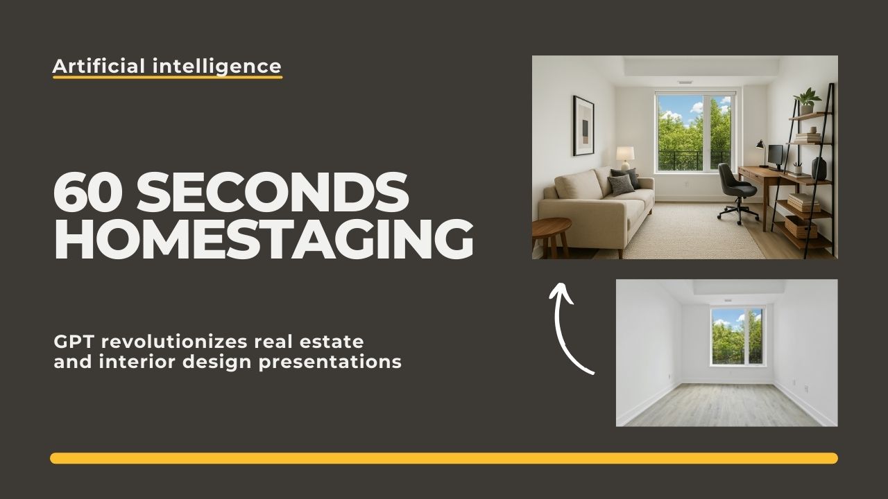 ᐈ Homestaging in 60 seconds! GPT revolutionizes real estate and interior presentations ️ ...