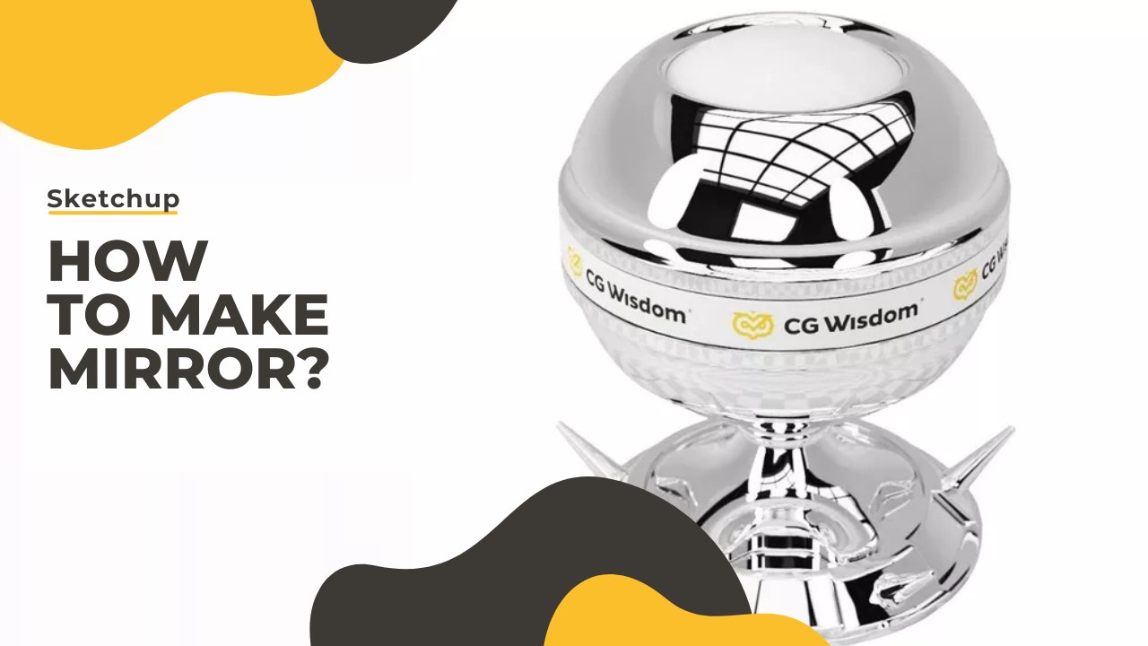 ᐈ SketchUp - V-Ray - How to Make a Mirror? Guide, Tutorial ️ CGwisdom ...