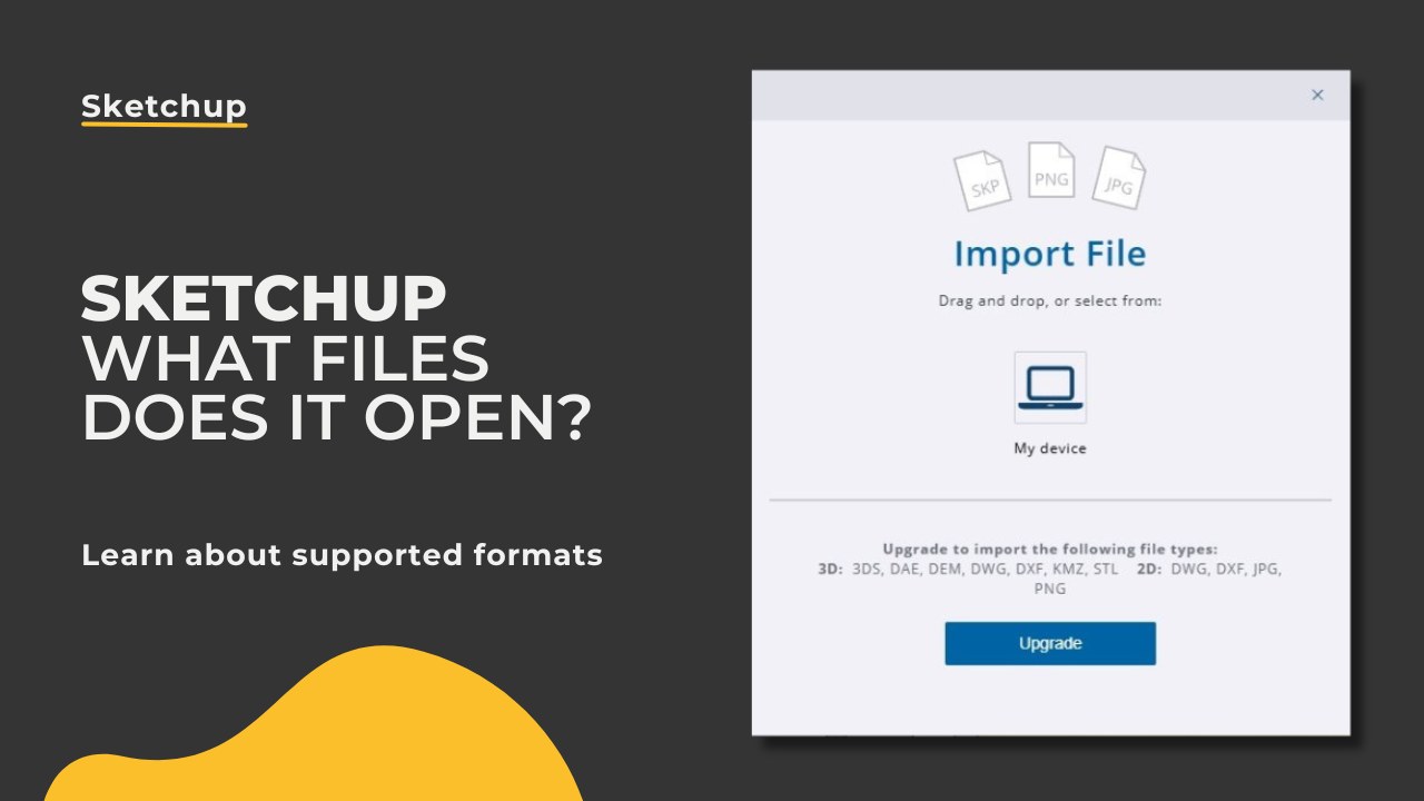 ᐈ SketchUp - Which files does it open? Learn about the supported ...