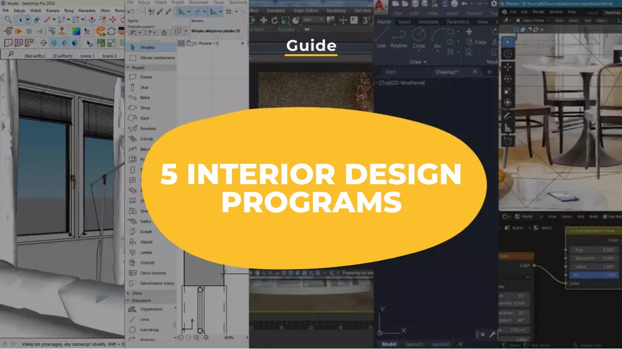 ᐈ 5 recommended interior design software programs ️ CGwisdom.com blog