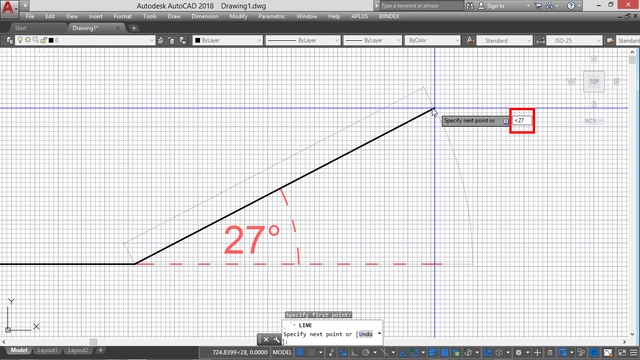 ᐈ Autocad - How to Draw a Line at an Angle - Guide, Tutorial ️ CGwisdom ...