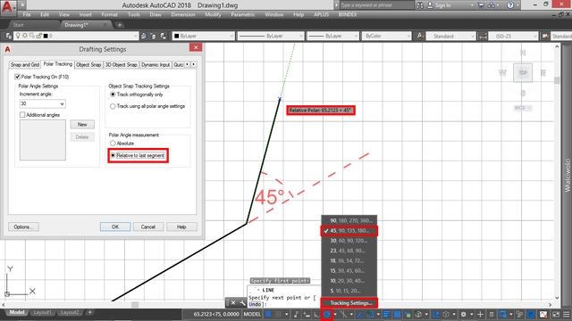 ᐈ Autocad - How to Draw a Line at an Angle - Guide, Tutorial ️ CGwisdom ...