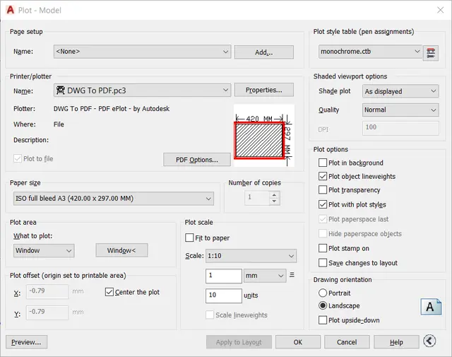 ᐈ Autocad - Preparing a drawing for printing - Guide, tutorial ️ ...