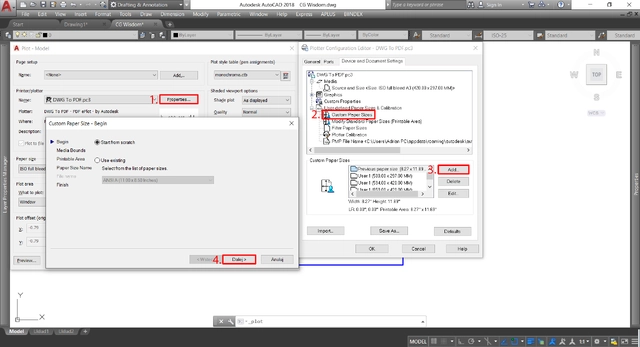 ᐈ Autocad - Preparing a drawing for printing - Guide, tutorial ️ ...